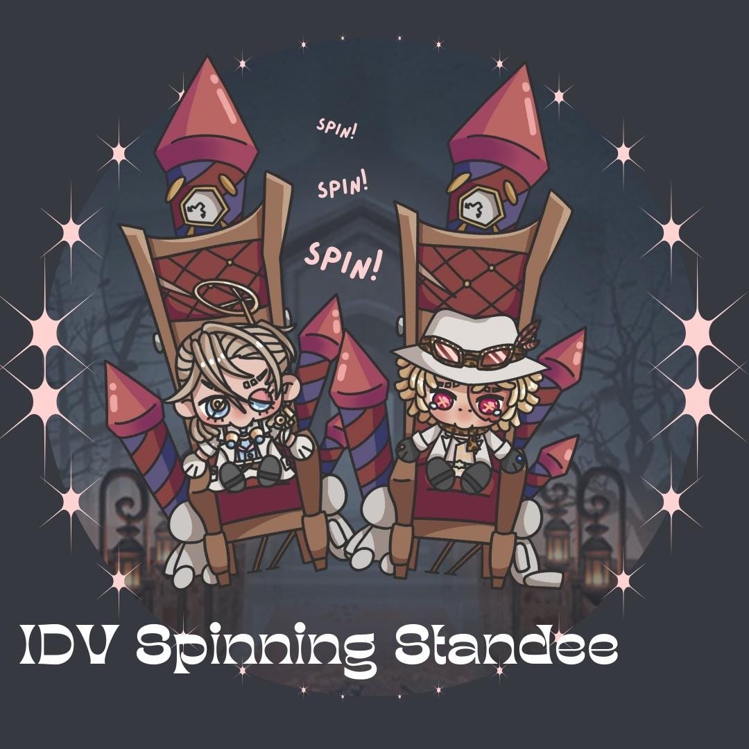 IDV Spinning Chair Standee - Etsy