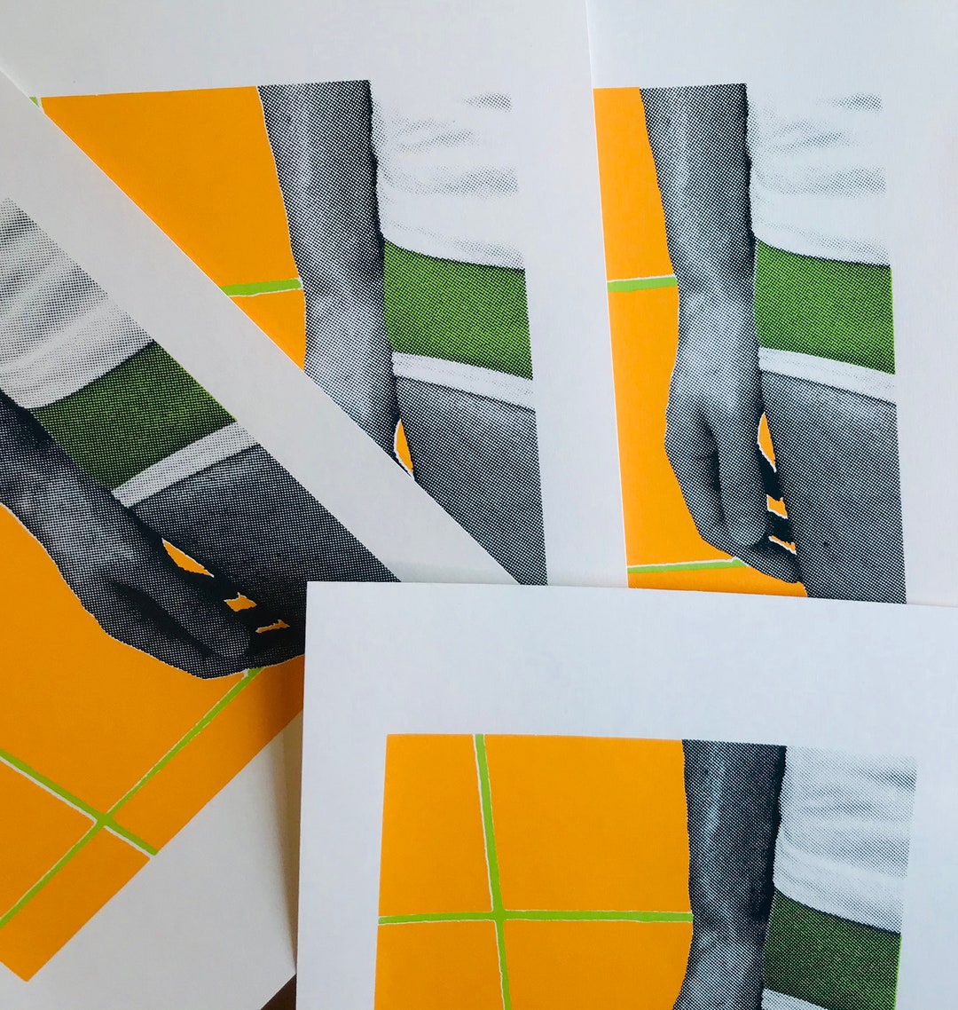 Trans Masc/ Green Pants Screenprint - Etsy