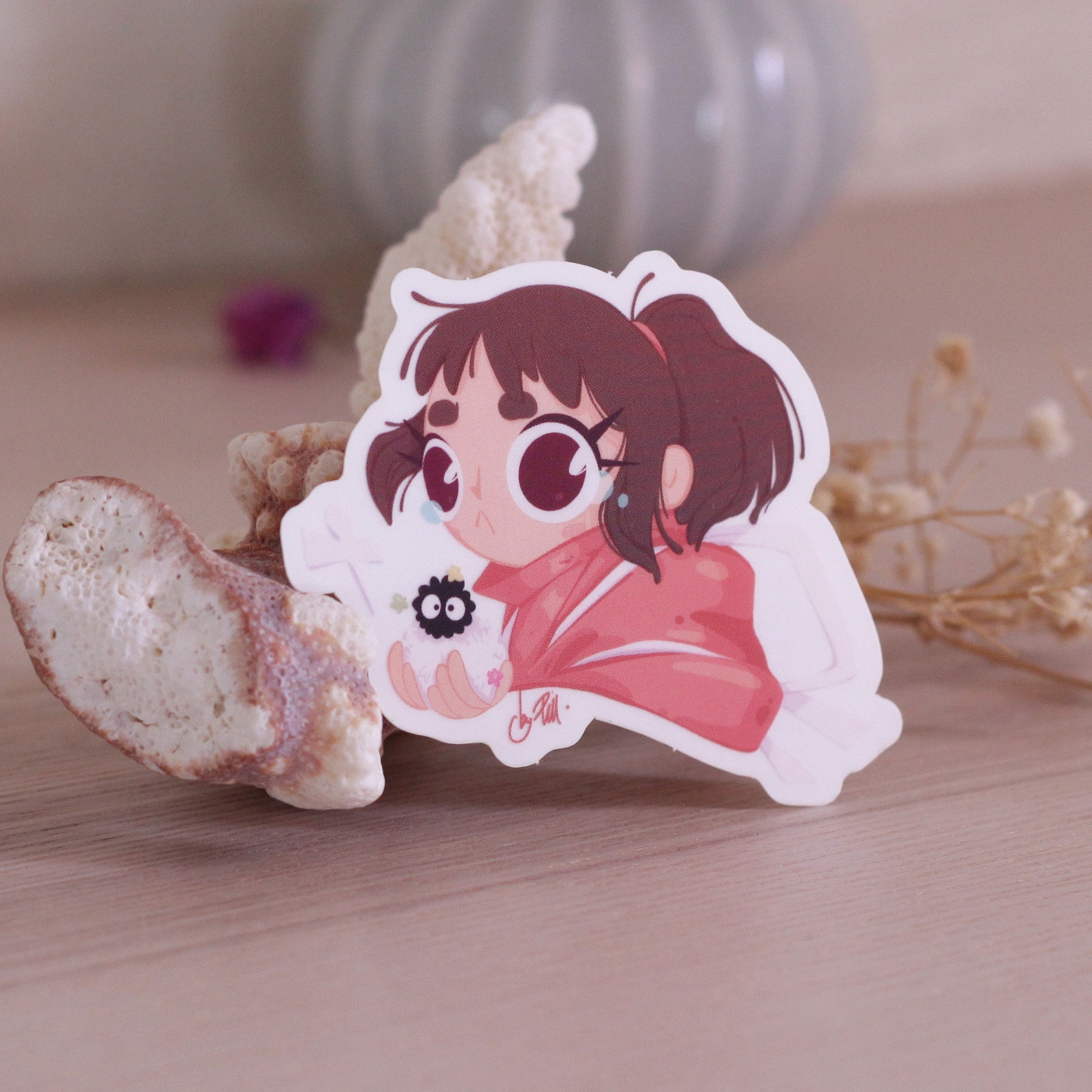 Anime Transparent Sticker - Etsy