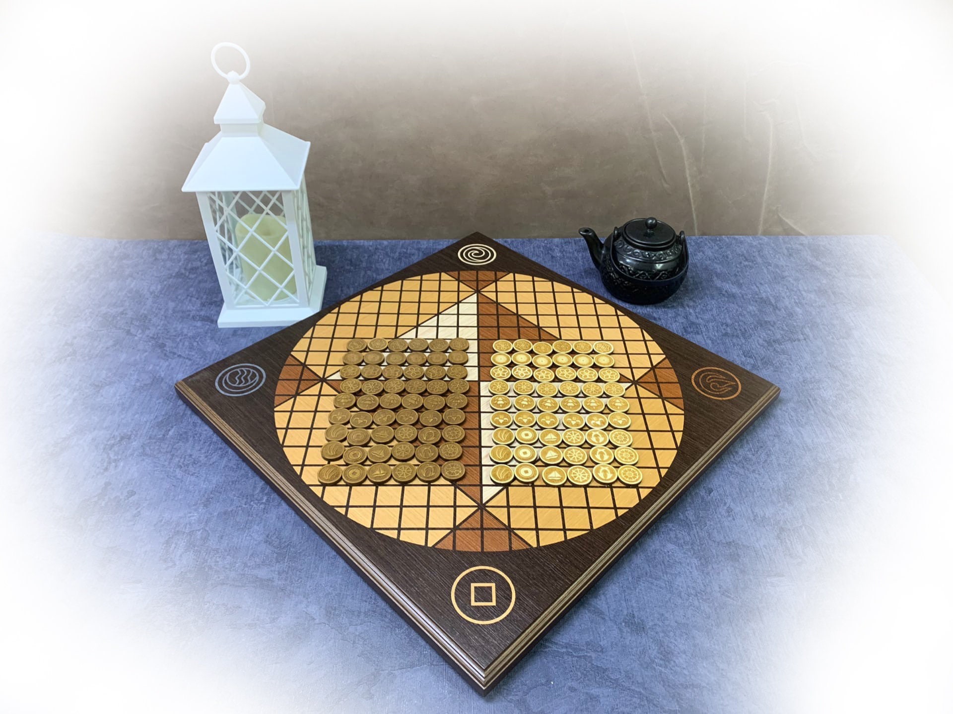 Pai sho rectángulo, Pai sho 4 elementos, irbender, avatar, leyenda de ...