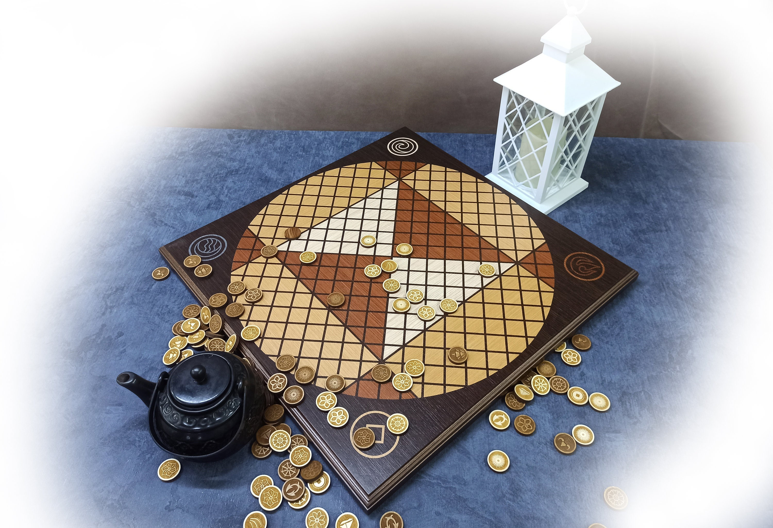 Pai sho rectángulo, Pai sho 4 elementos, irbender, avatar, leyenda de ...