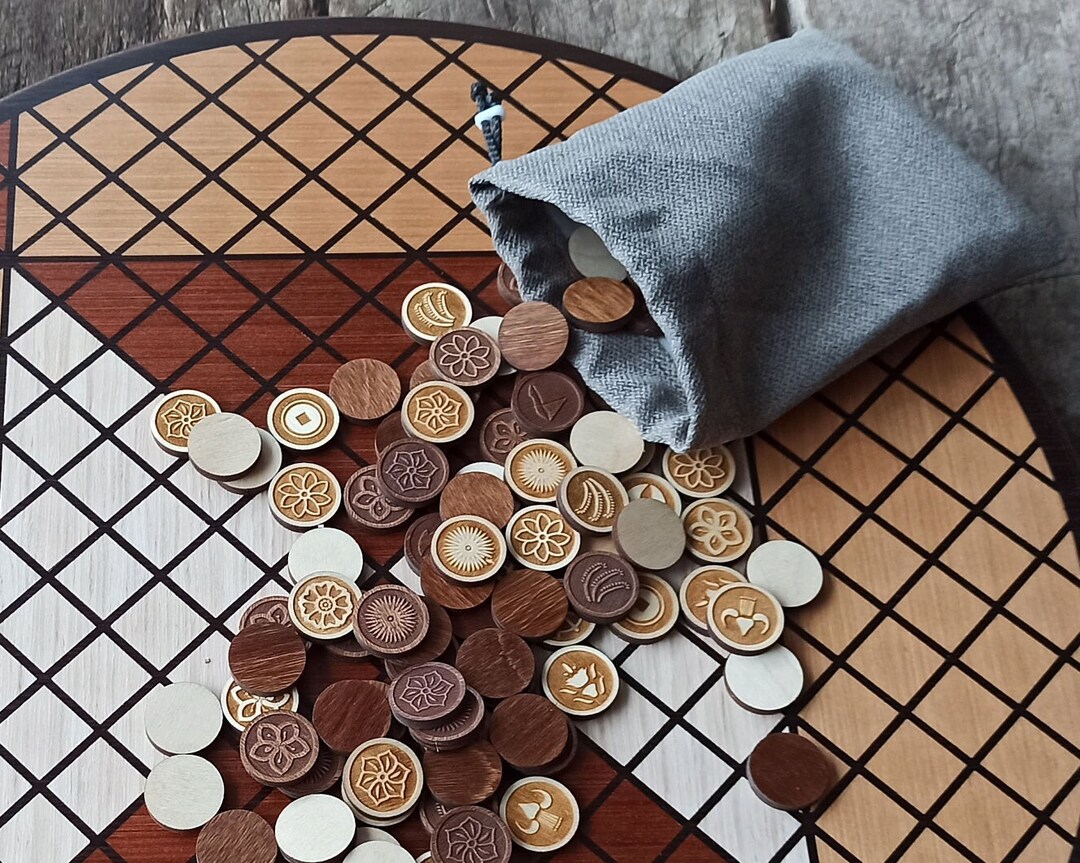 Azulejos de Pai Sho, Pai Sho, Pai Sho sin tablero - Etsy España
