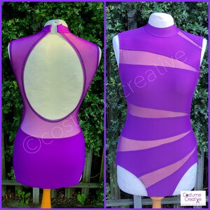 Striking ‘daisy’ Leotard, Whole Front Fully Lined, Great for Classes or ...