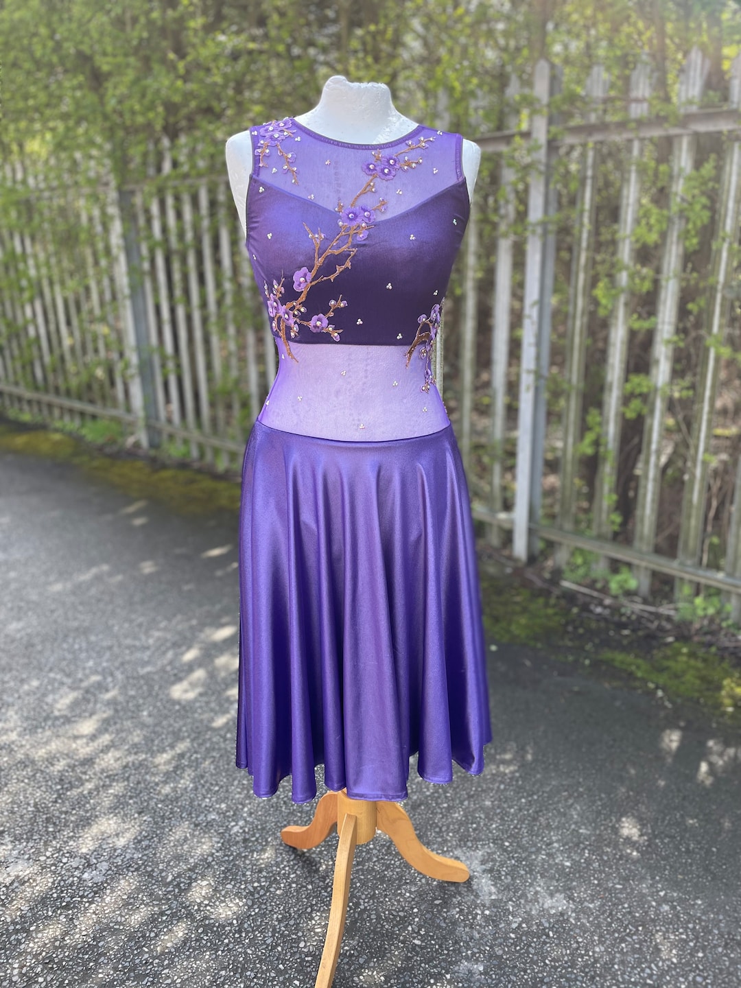 Ready to Ship Purple Luxury Velvet Lyrical Dance Costume - Etsy