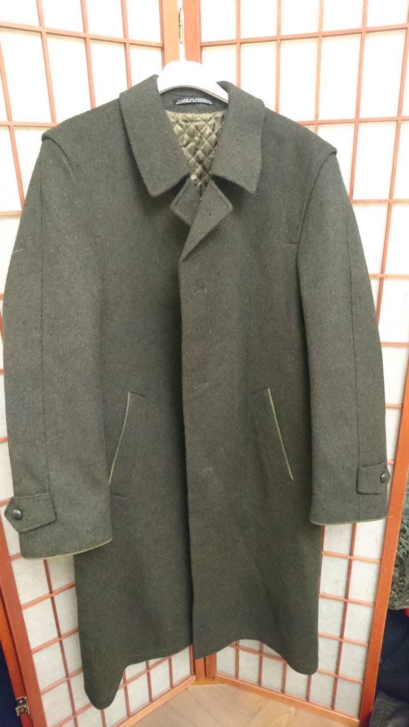 Traditional Mens Loden Coat From Austrian Tyrol. Original Himalaya ...