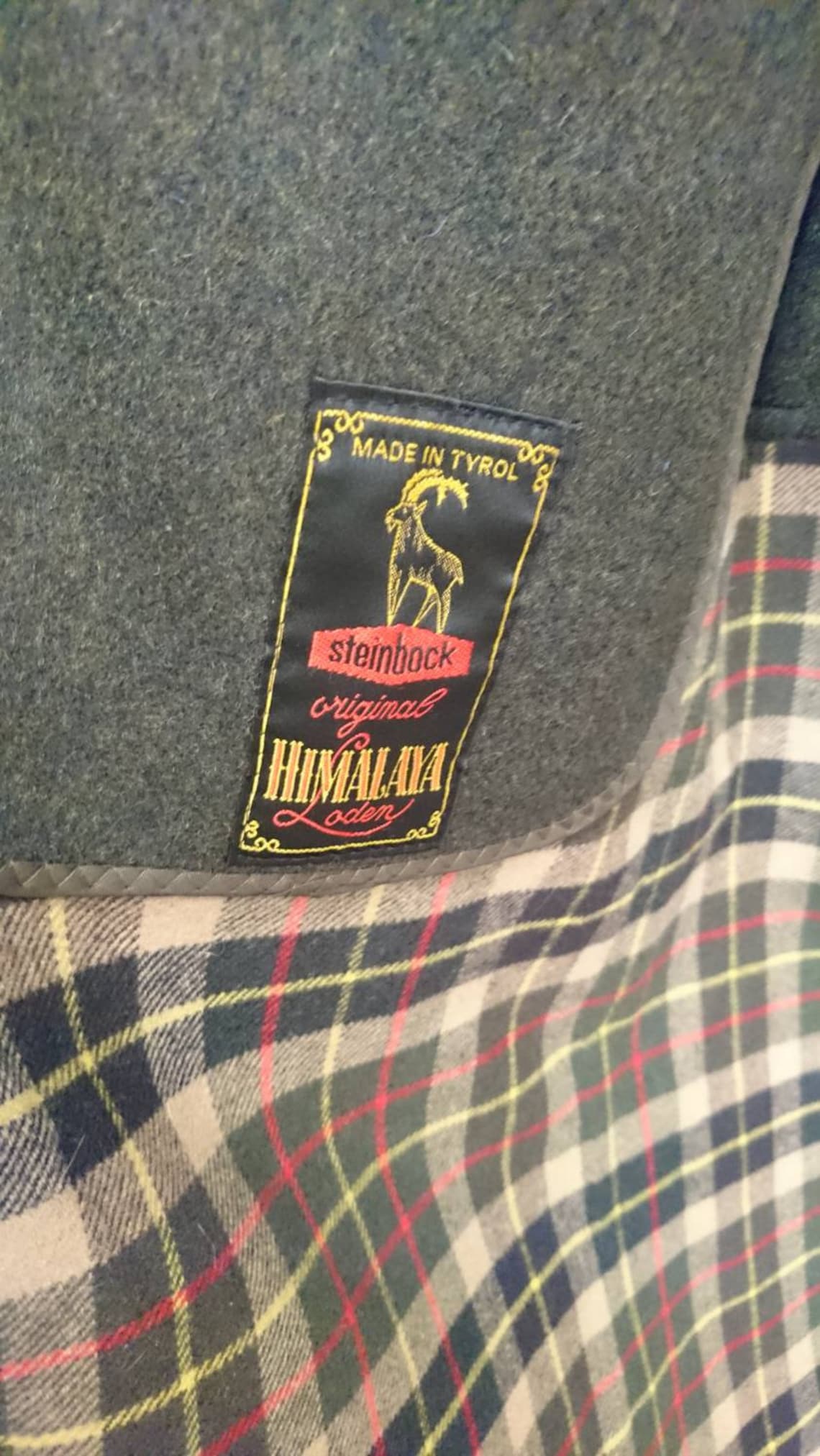 Traditional Mens Loden Coat From Austrian Tyrol. Original Himalaya ...