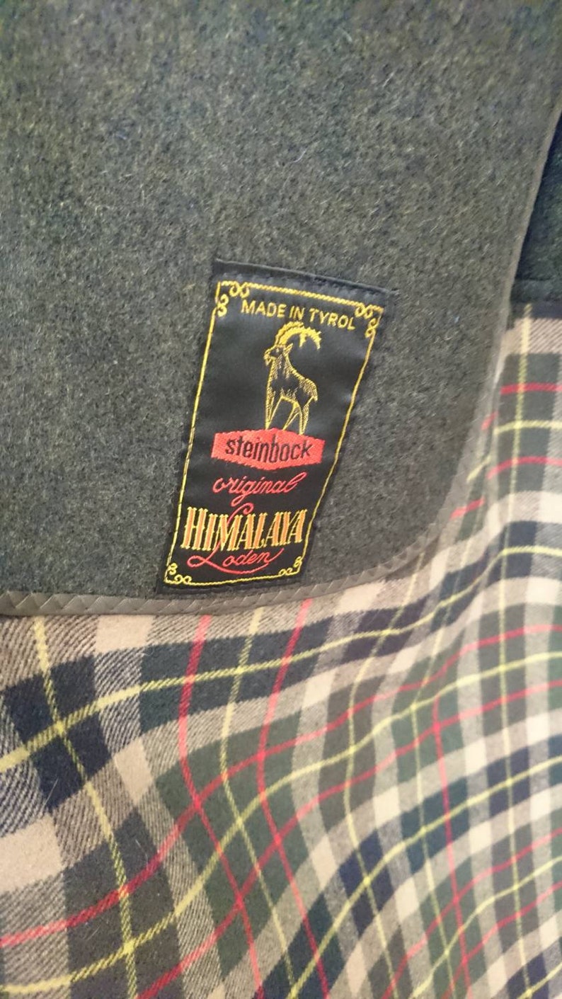 Traditional Mens Loden Coat From Austrian Tyrol. Original Himalaya ...