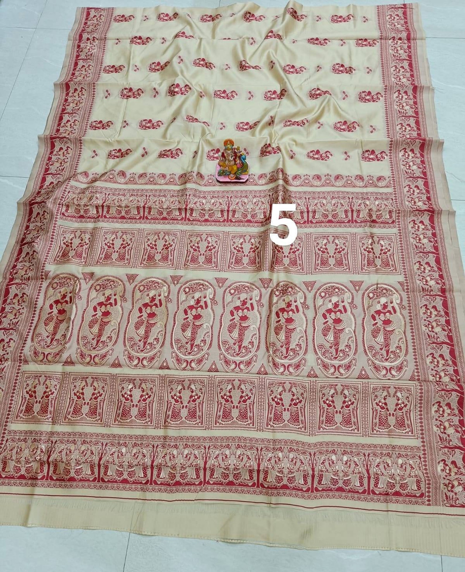 Traditional Baluchari Swarnachari Sarees Multicoloured Semi Baluchuri ...