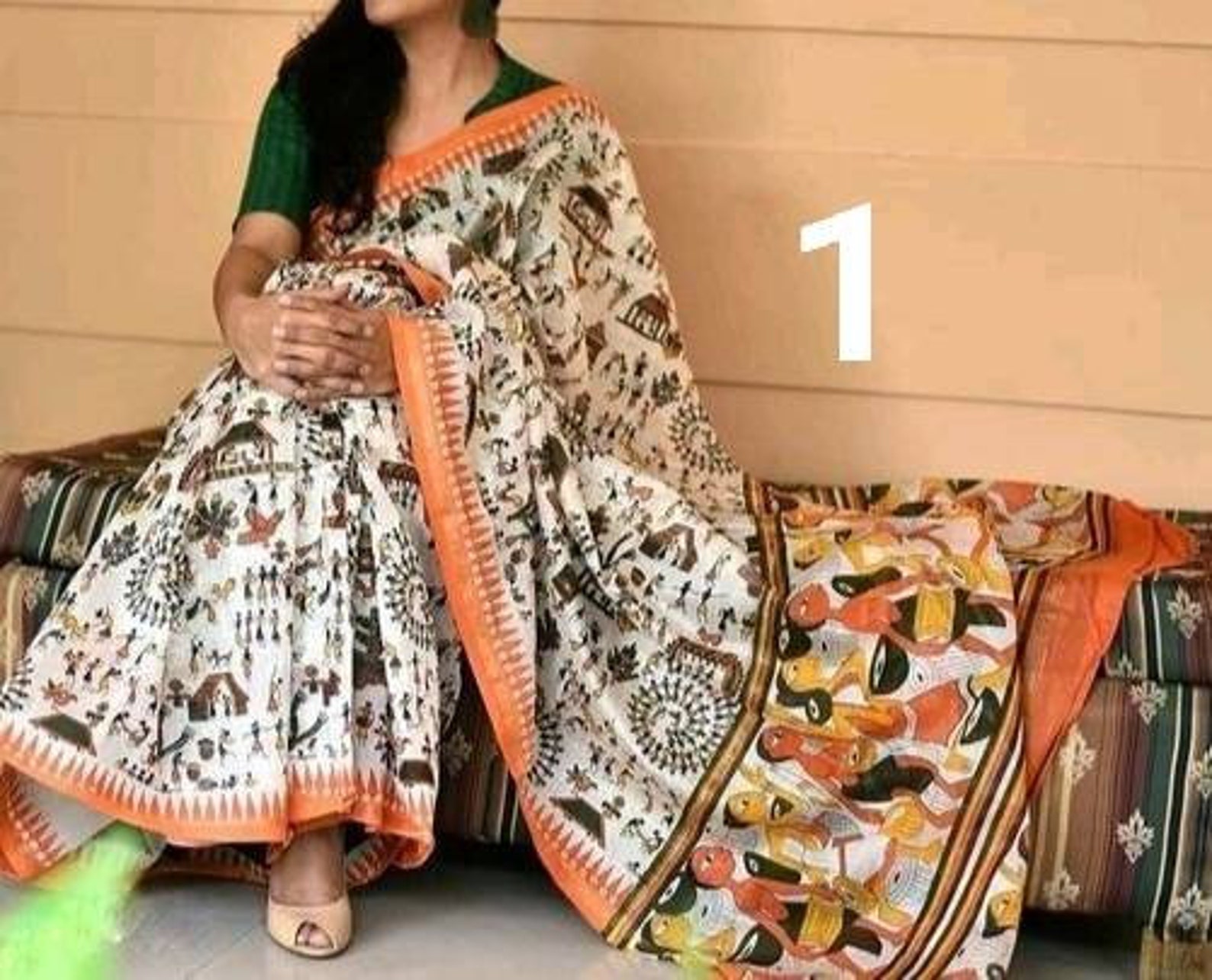 Premium Quality Cotton Malmal Saree With Blouse Piece Soft | Etsy