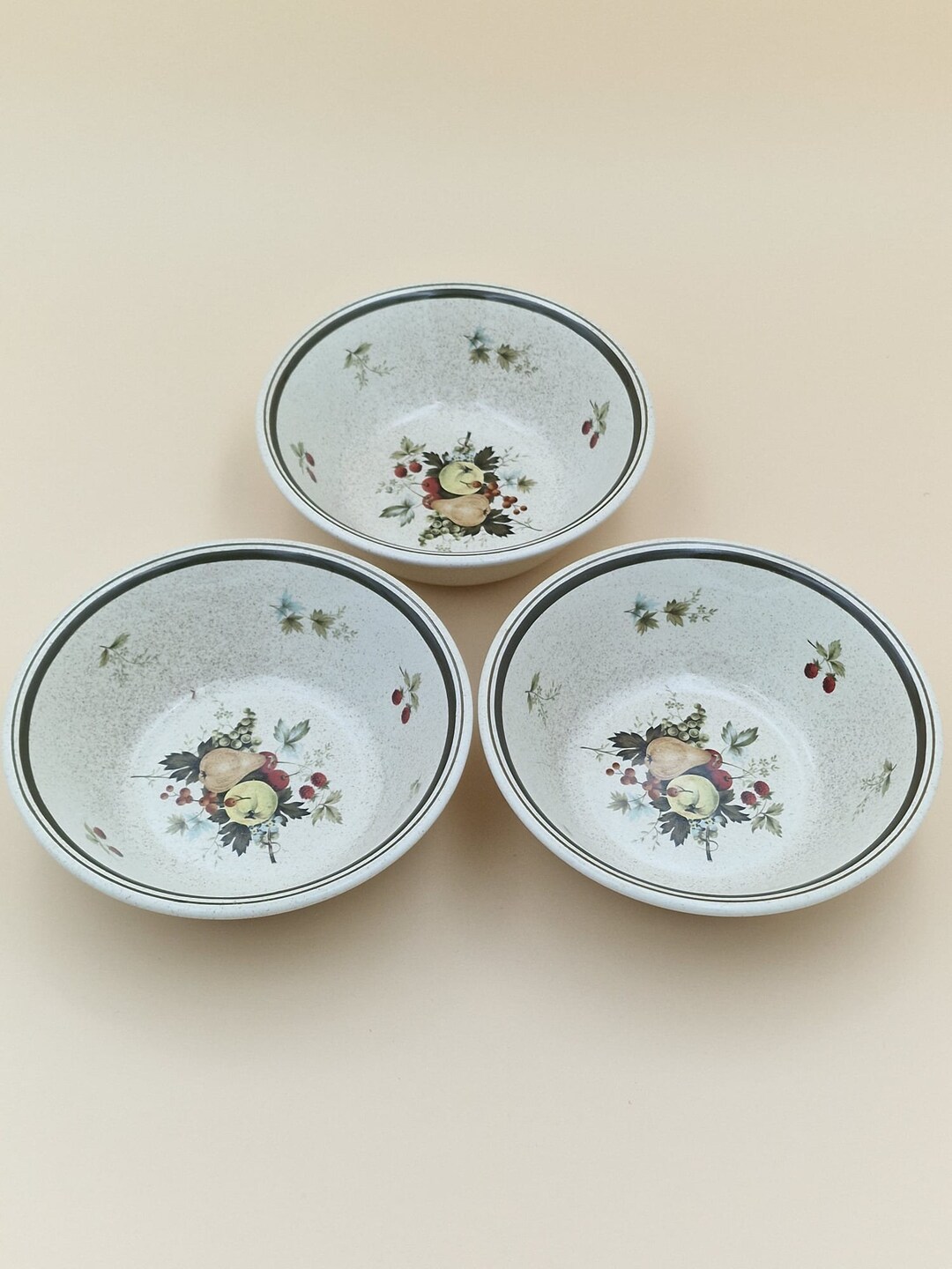 Set of 3 Royal Doulton Lambethware Cornwall Bowls LS1015 Made in ...