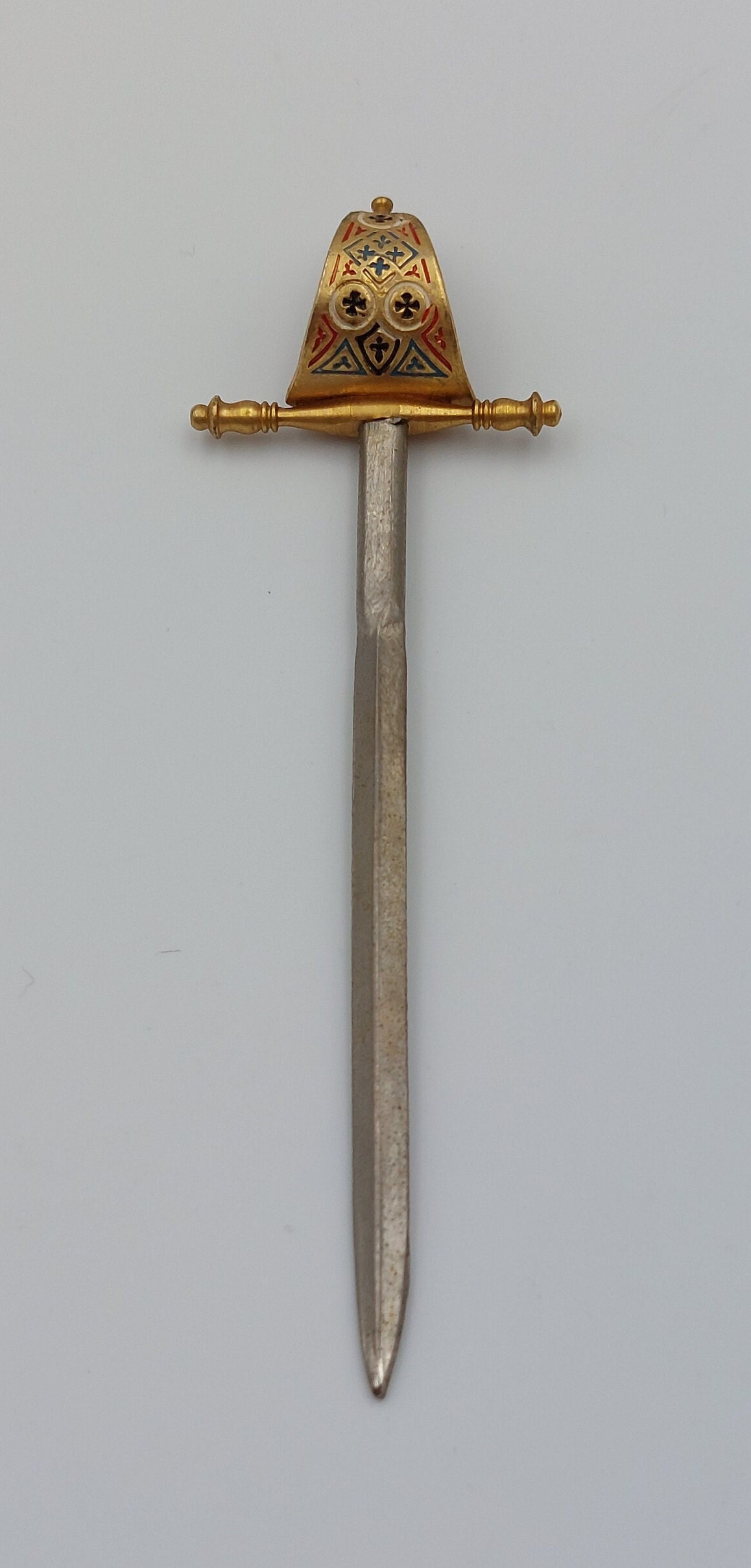 Spadine Di Toledo Spade Miniatura Damascene Toledo Vintage Sul Supporto ...