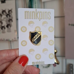 Roller Derby Enamel Pin - Jammer Shield - Etsy