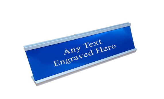 Personalised Engraved Desk Name Plate Plaque Office Plaque - Etsy