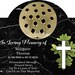Personalised Cross Design Metal Grave Stone Marker Headstone Memorial ...