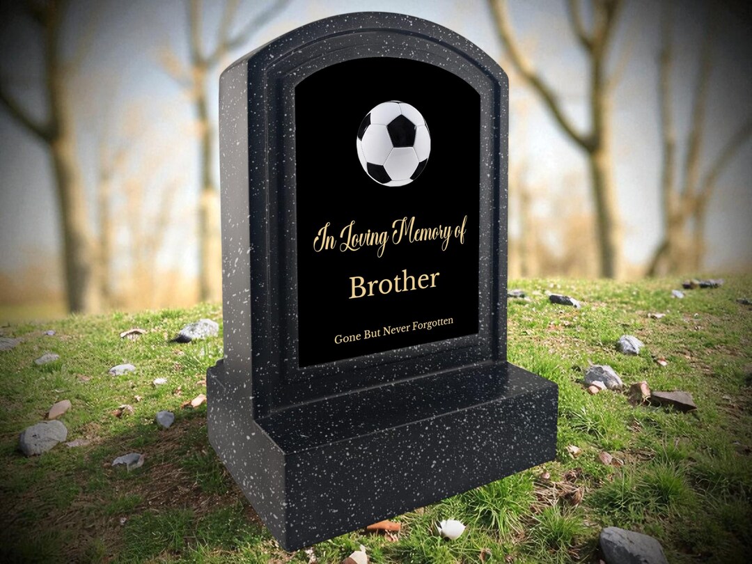 In Loving Memory of Miniature Black Memorial Headstone Gravestone Grave ...