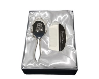 Plated Baby Brush and Comb Set personalised - Etsy