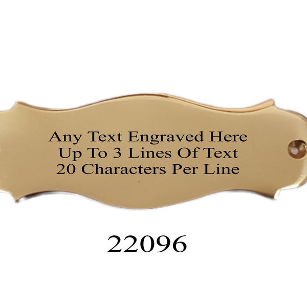 Brass Plaque - Etsy