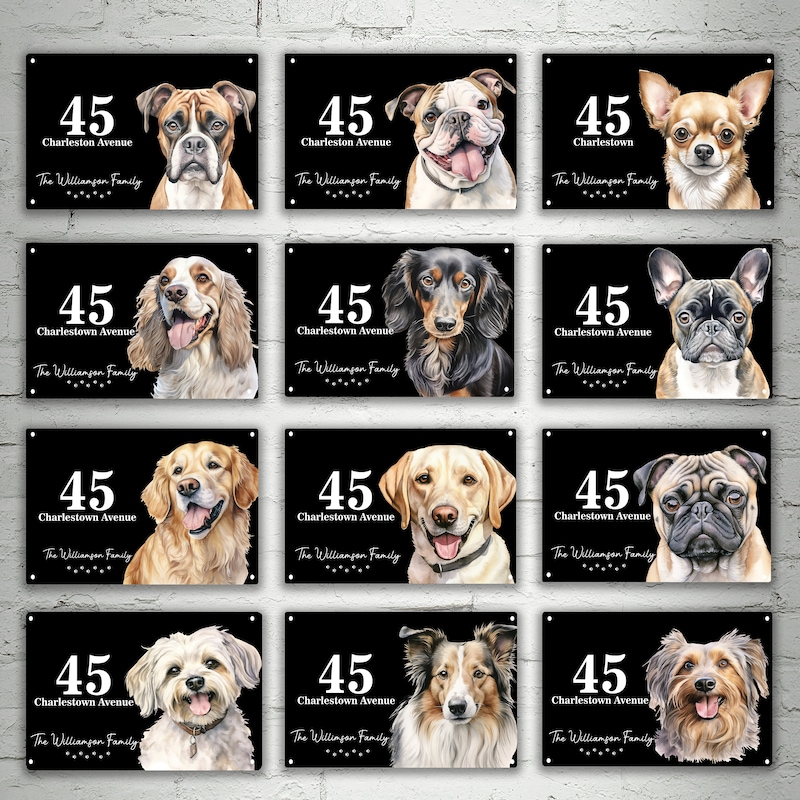 Dog House Plaque - Etsy UK