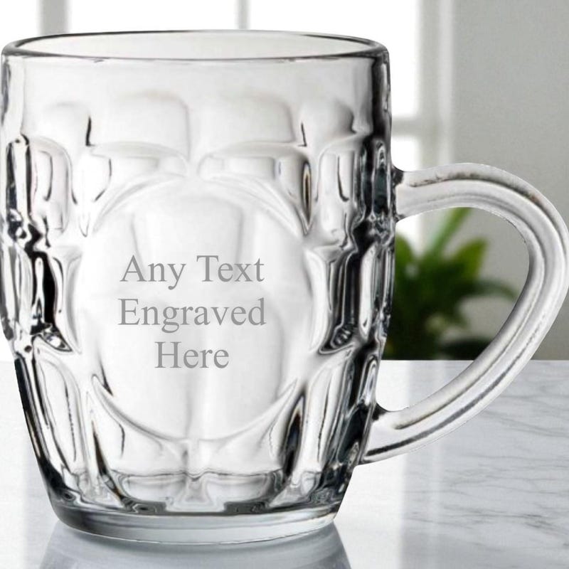 Glass Tankard Half Pint - Etsy