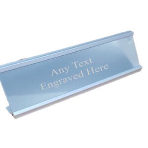 Personalised Engraved Desk Name Plate Plaque Office Plaque Desk ...