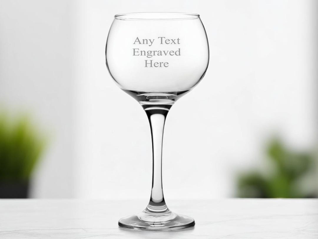Personalised Engraved Large Gin Glass 19.75oz (56cl) Perfect for ...