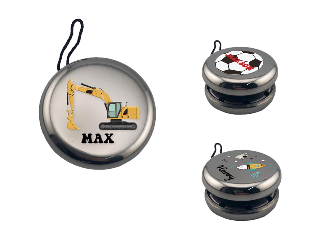 Personalised Boys Yoyo With Various Design Available Digger Football ...