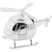 Personalised Engraved Silver-plated Helicopter Bank Money Box ...