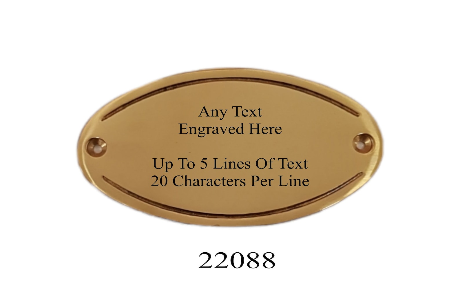 Personalised Engraved Premium Solid Brass Plates Available in - Etsy UK