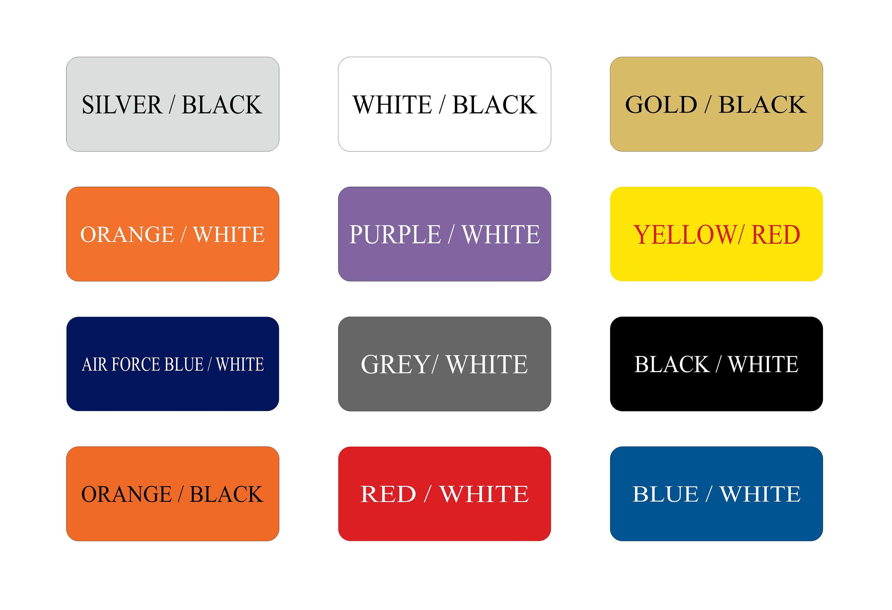 Personalised Engraved Door Name Plate Sign 100mm X 50mm Lots - Etsy UK