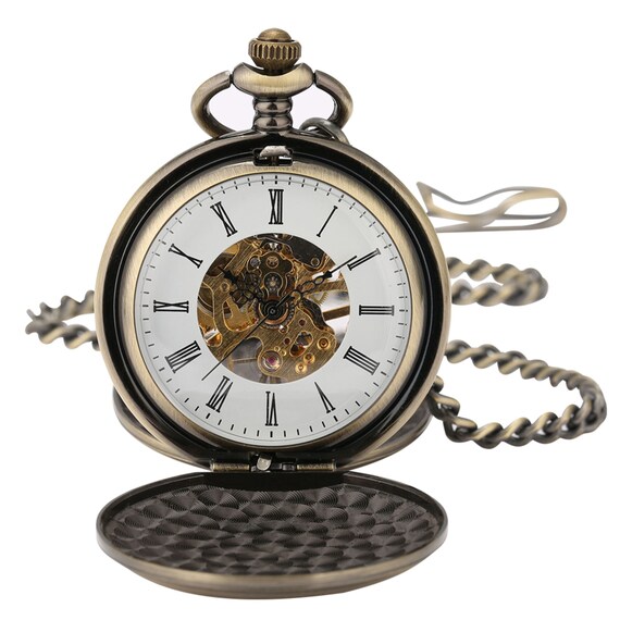 Antique full hunter pocket watch store