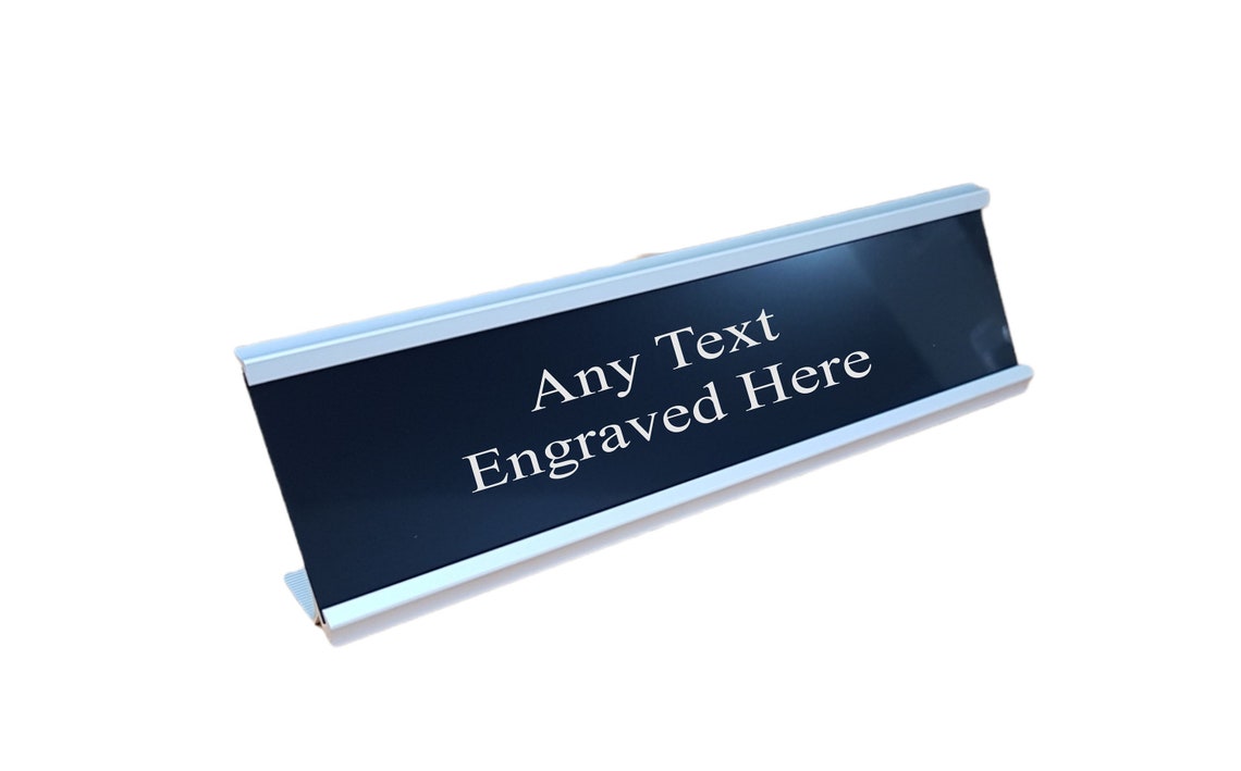 Personalised Engraved Desk Name Plate Plaque Office Plaque - Etsy