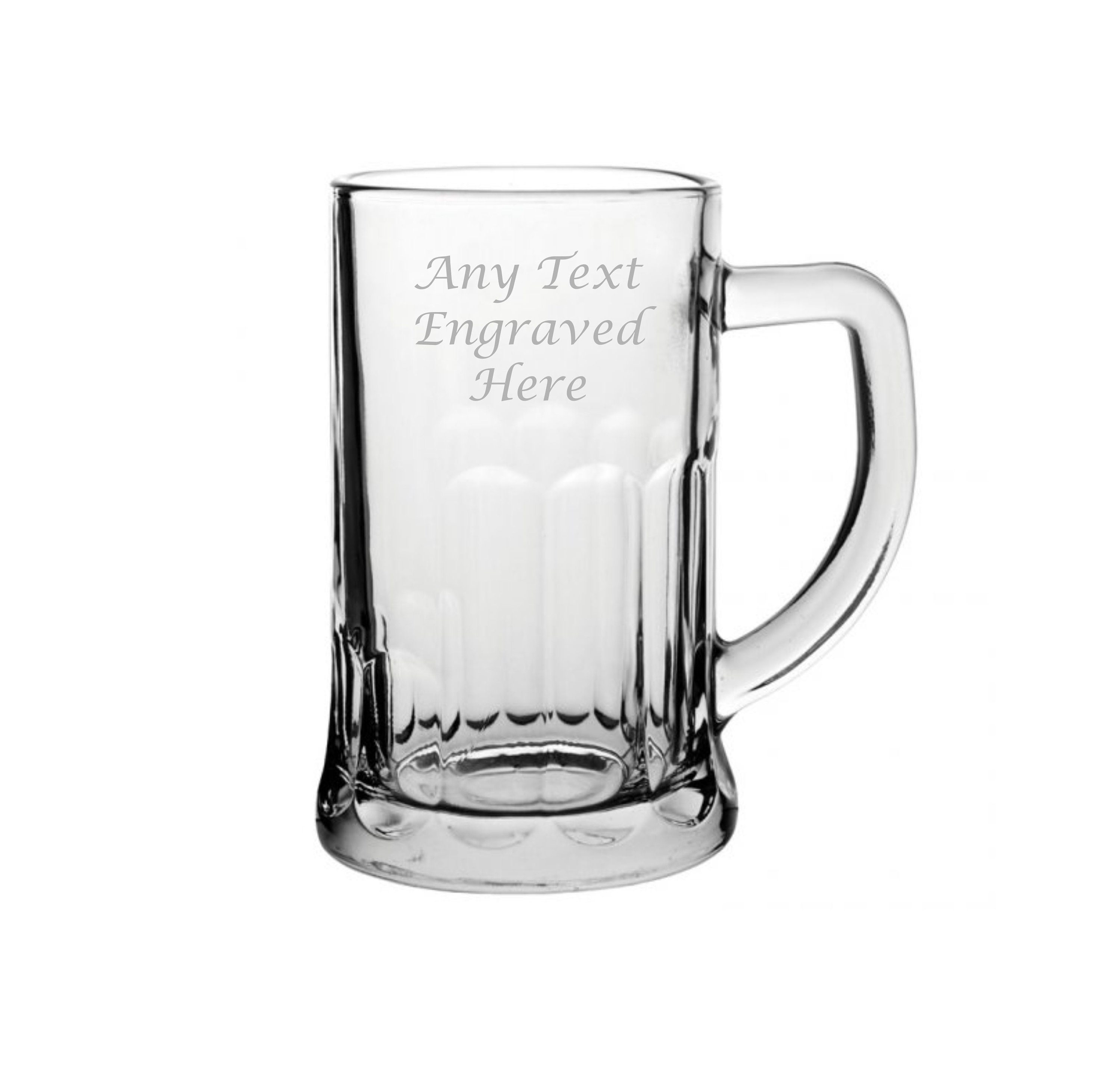 Personalised Glass Abbey Pint Tankard 20oz 57cl | Etsy