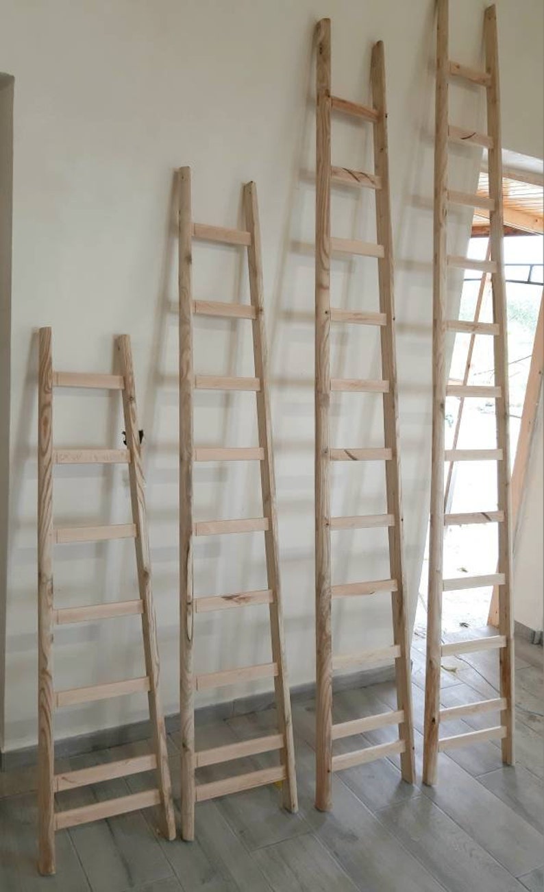 Handcrafted Wooden Ladder Ladder - Etsy