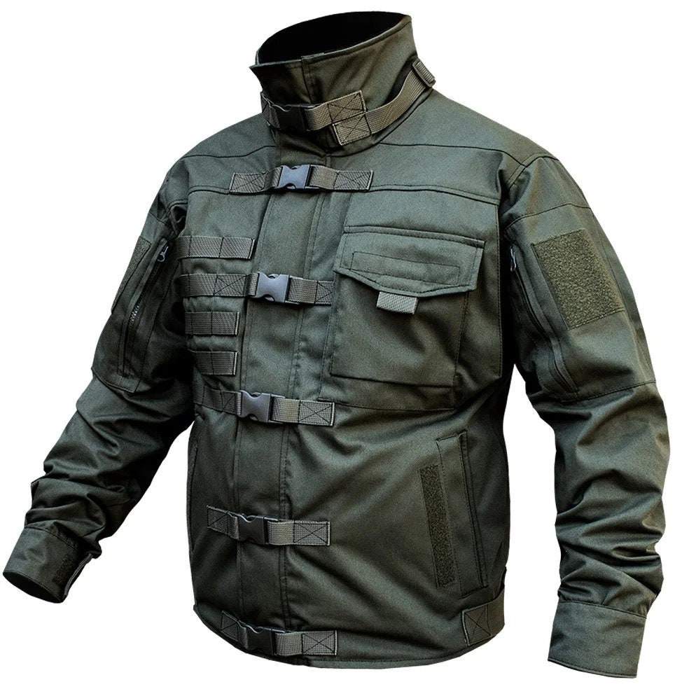 Jacket SHTORM DARK OLIVE Size S Storm Biker Post-apocalyptic Cyberpunk ...