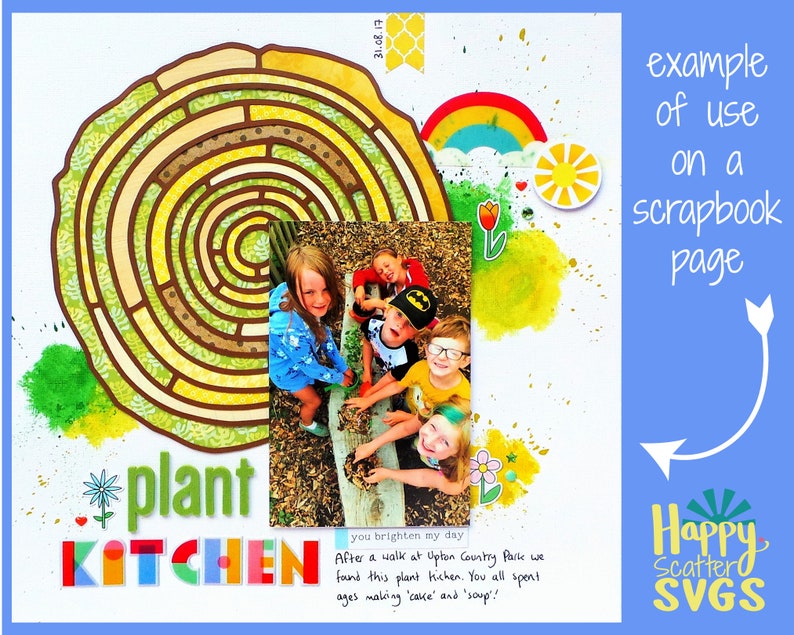 Wood Slice SVG Nature SVG Tree Cut File Log SVG Circles | Etsy