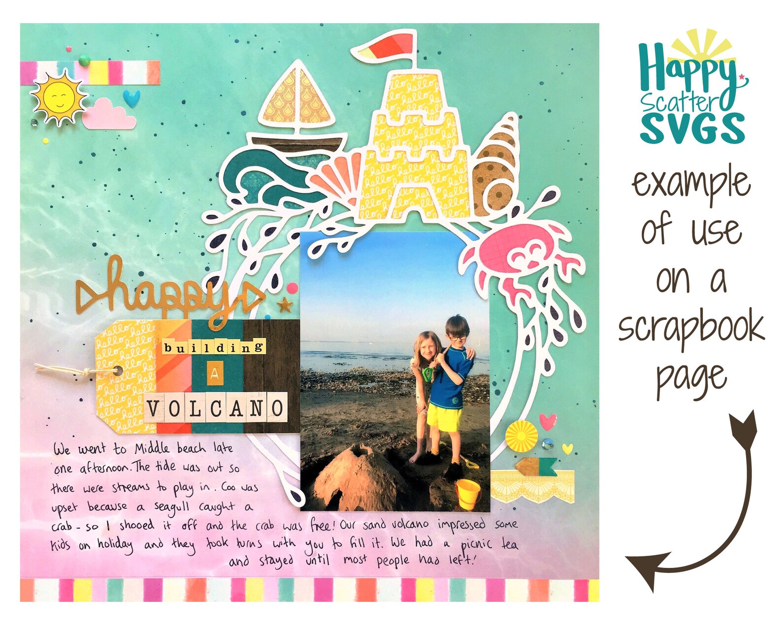 Beach Wreath SVG Sandcastle Cut File Seaside SVG Beach - Etsy