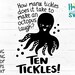 Tickle an Octopus SVG, Joke SVG, Kid Friendly Humour, Sea Printable ...