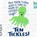 Tickle an Octopus SVG, Joke SVG, Kid Friendly Humour, Sea Printable ...