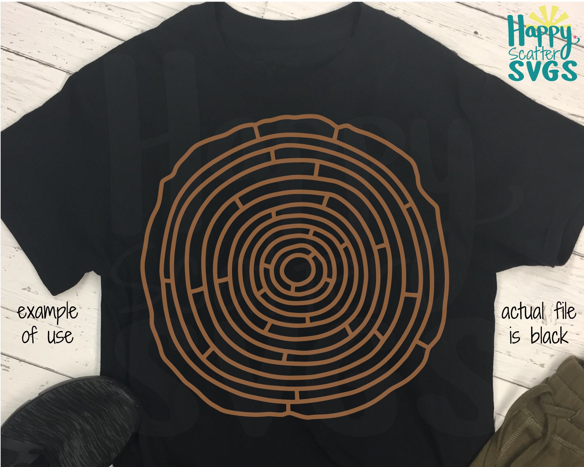 Wood Slice SVG, Nature SVG, Tree Cut File, Log SVG, Circles Svg ...