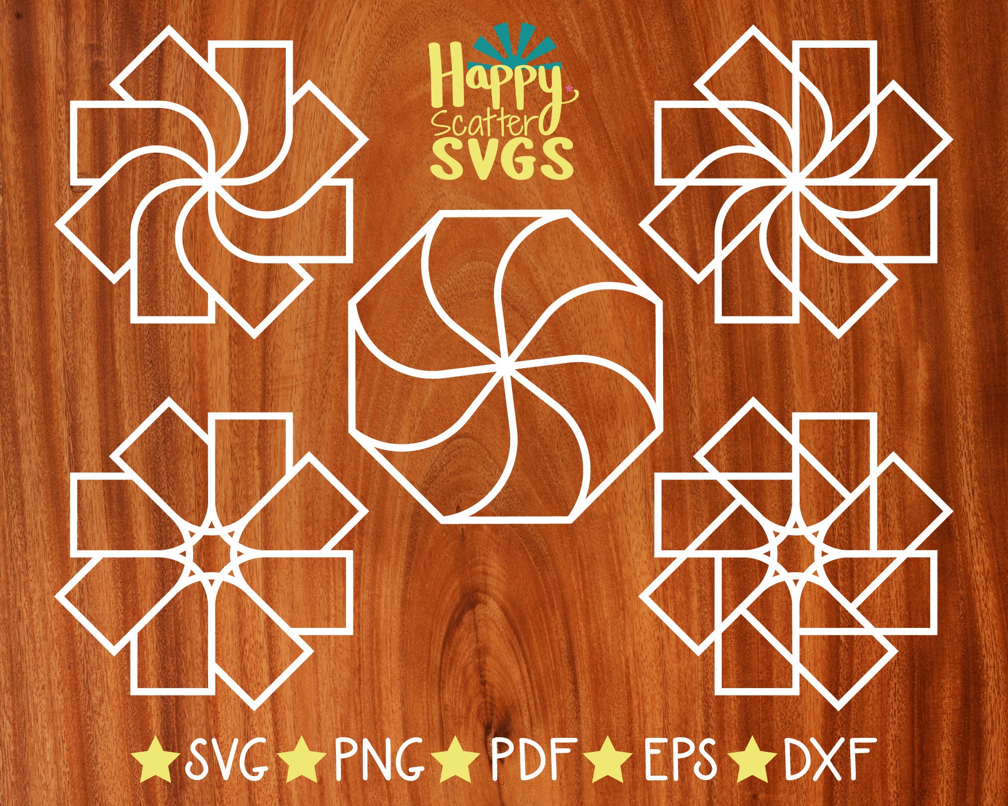 Craft Supplies & Tools Polygon Cut File Geometric Patterns SVG ...