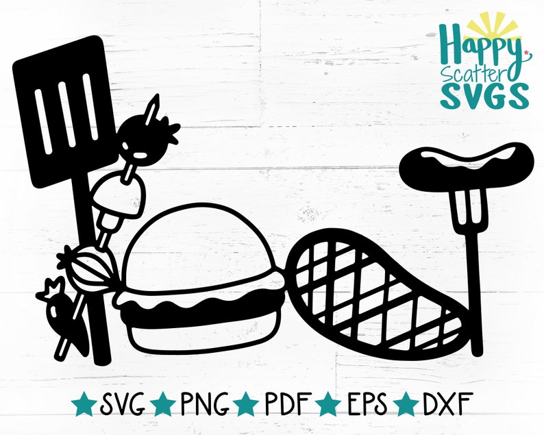 Barbecue Food SVG Grilling Svg BBQ Cut File Grilled Food - Etsy