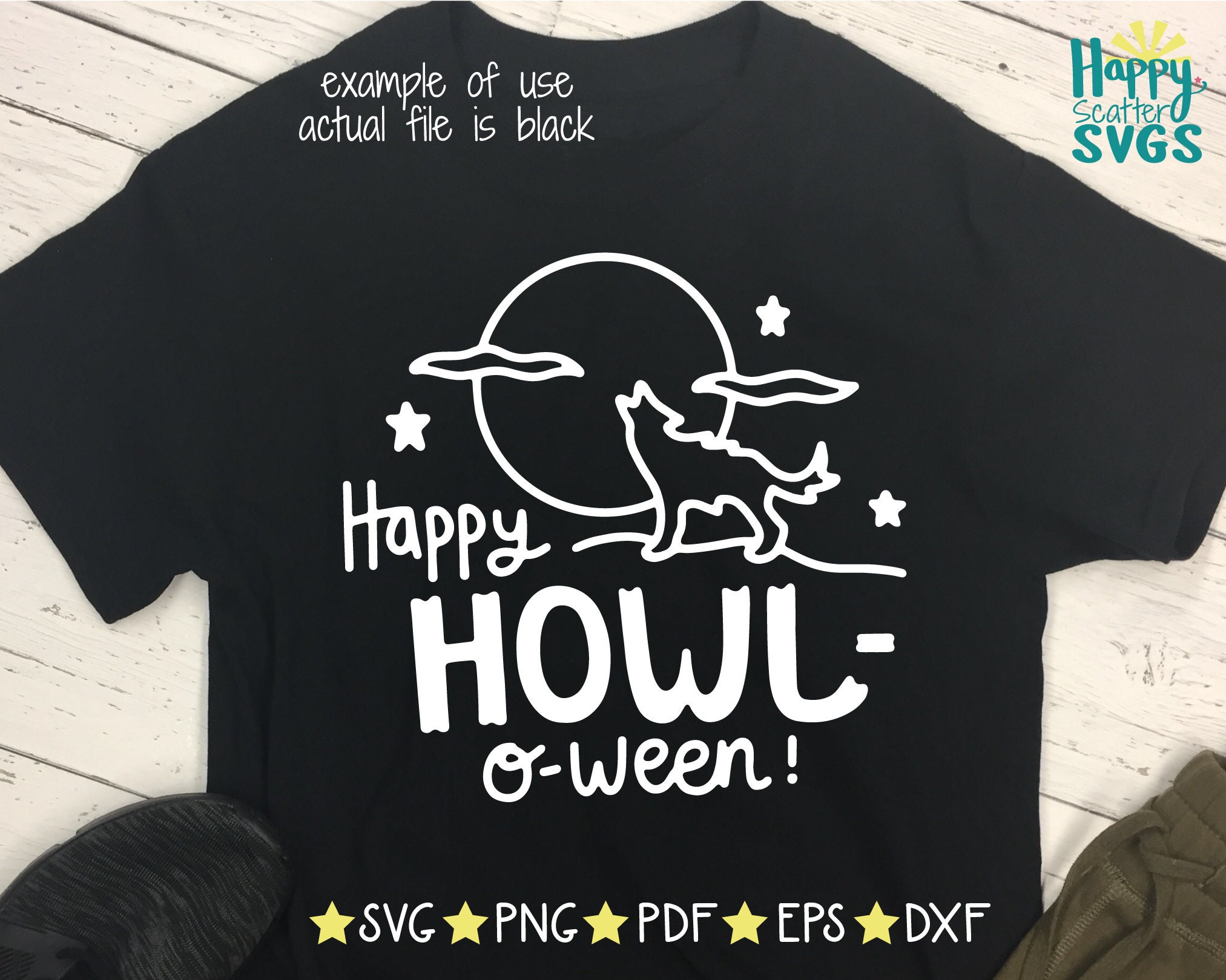 Happy Howl-o-ween SVG Wolf Svg Werewolf Cut File Halloween - Etsy