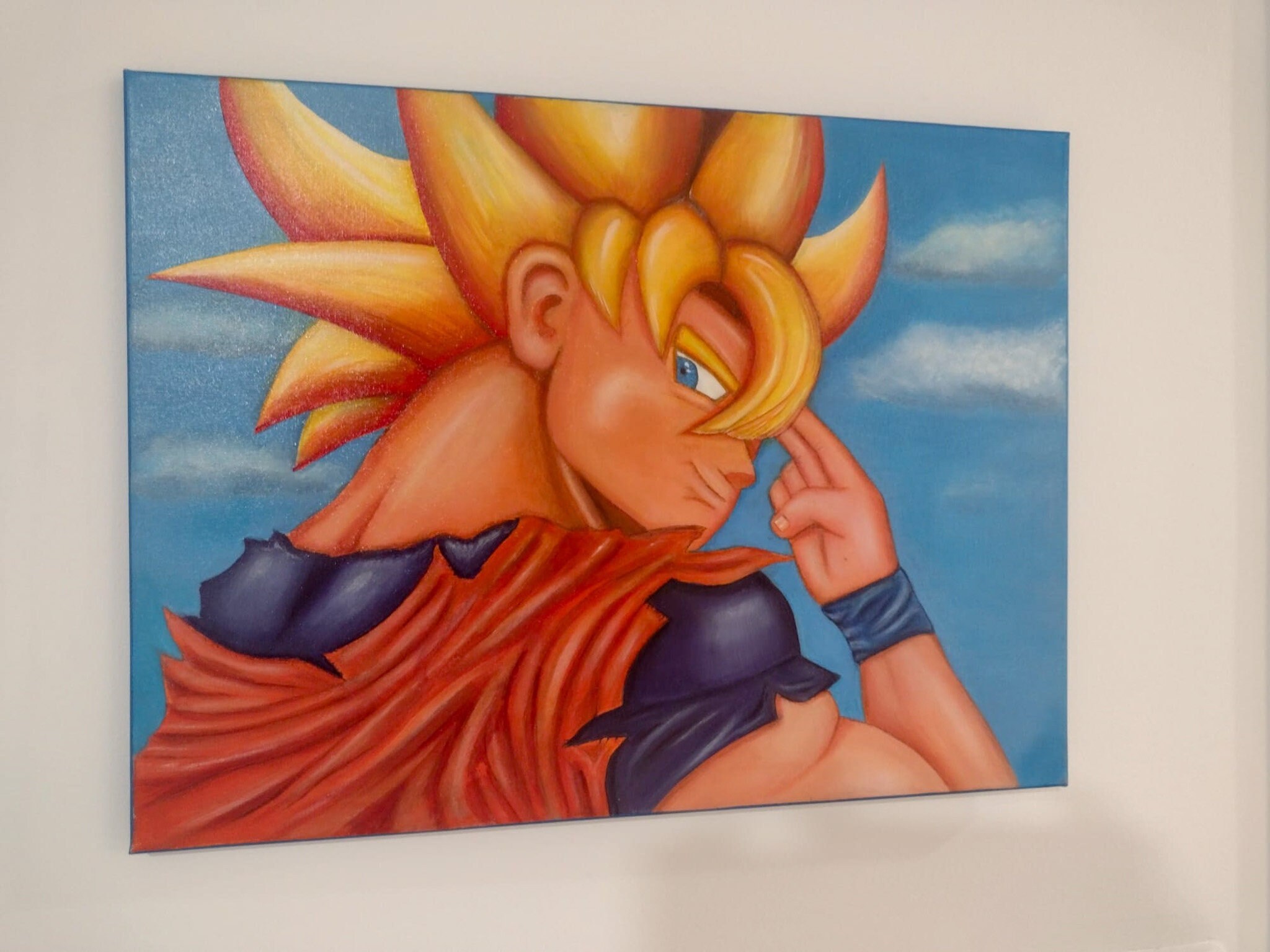 Original (1/1) GOKU -dragon Ball Z- Artwork - Hand Paint - Acrylic on ...