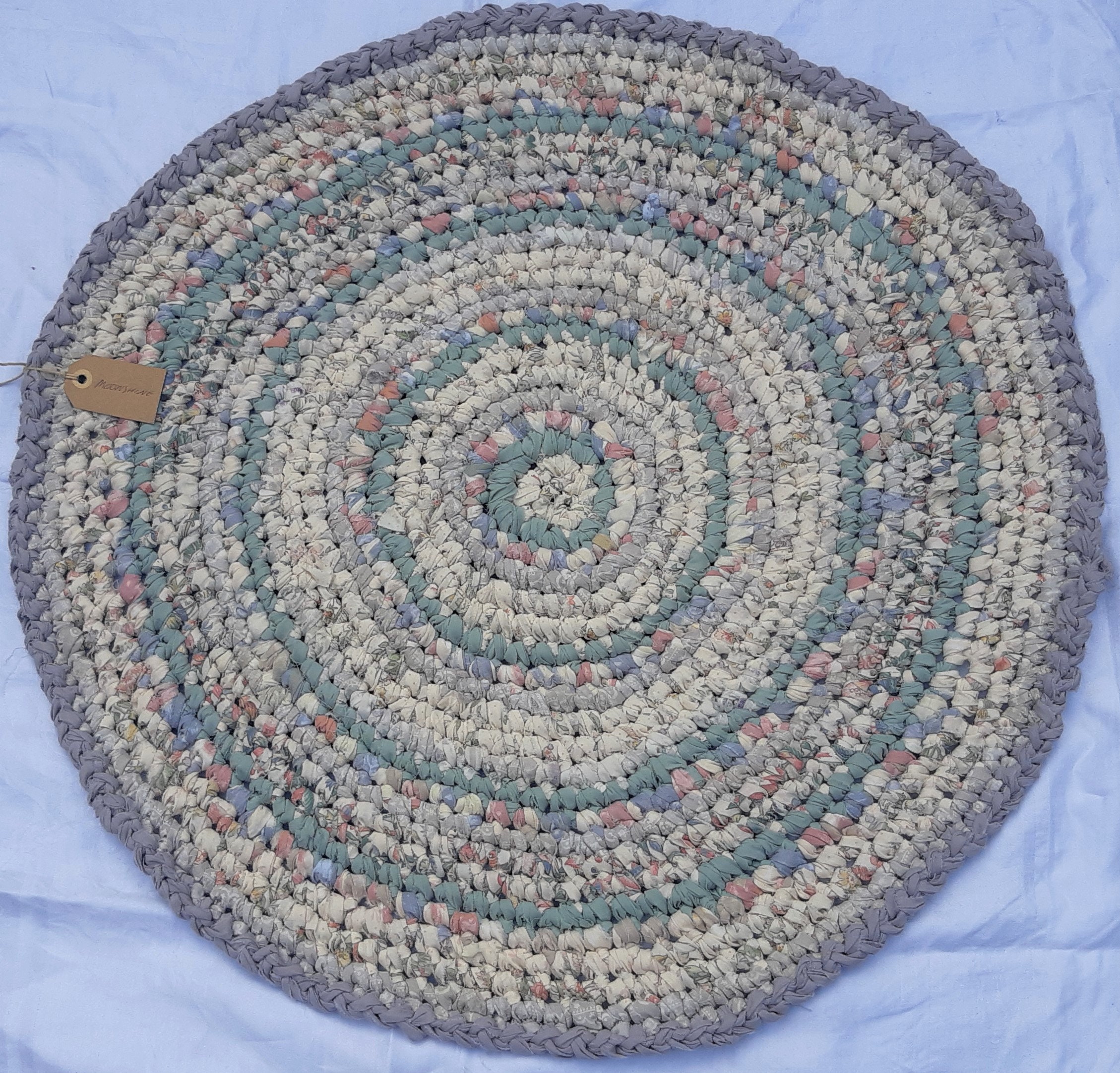 Crochet Rag Rug | Moonshine | Recycled Rug | Colourful | Handmade - Etsy