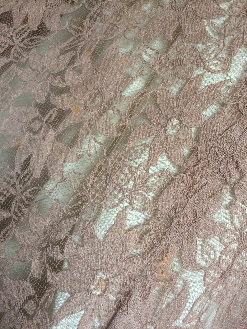 1950's Dusky Pink/puce Lace Dress - Etsy UK