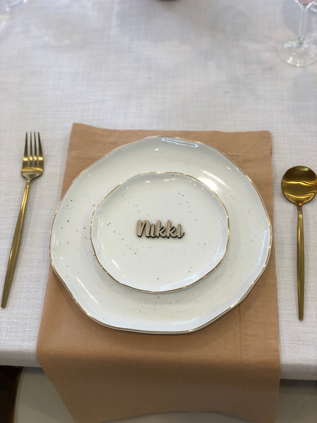 Customised Name Place Cards Laser Cut Names Name Place Cards Guest ...