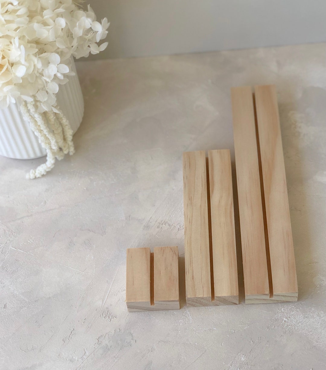 Wood Sign Holder | Wood Acrylic Holder | Wedding Sign Stand | Table ...