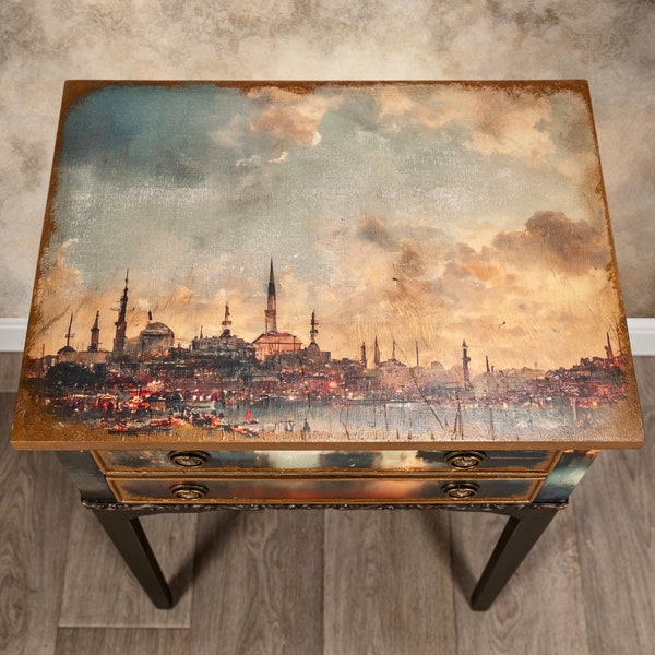 Decoupage Table - Etsy UK