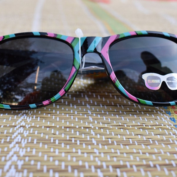 Striped Sunglasses - Etsy