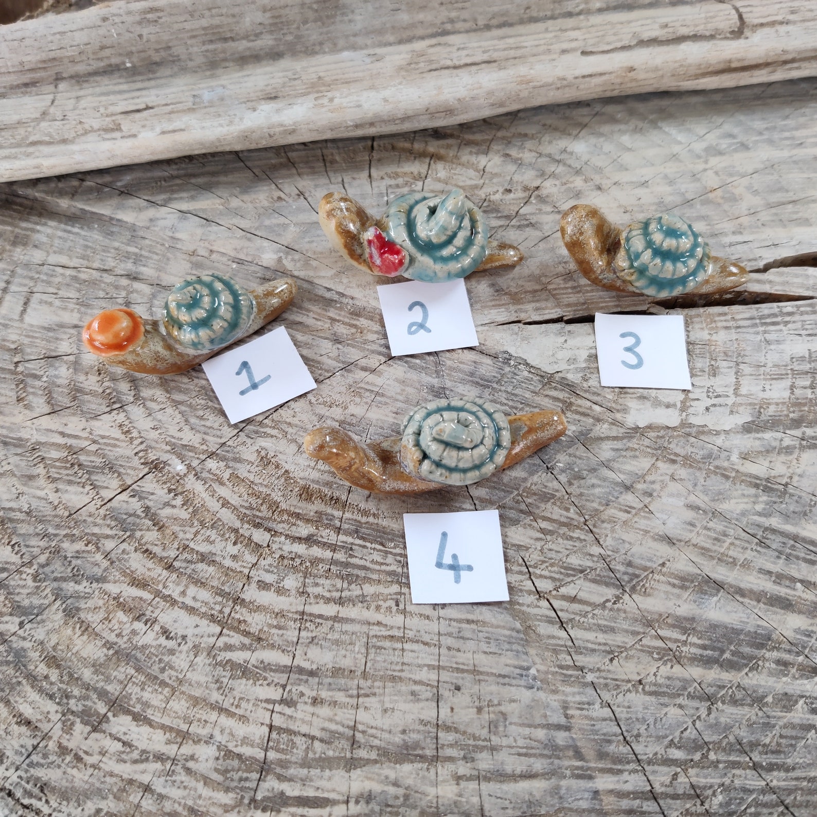 Ceramic Snail Garden Ornament Decoration Gift for - Etsy